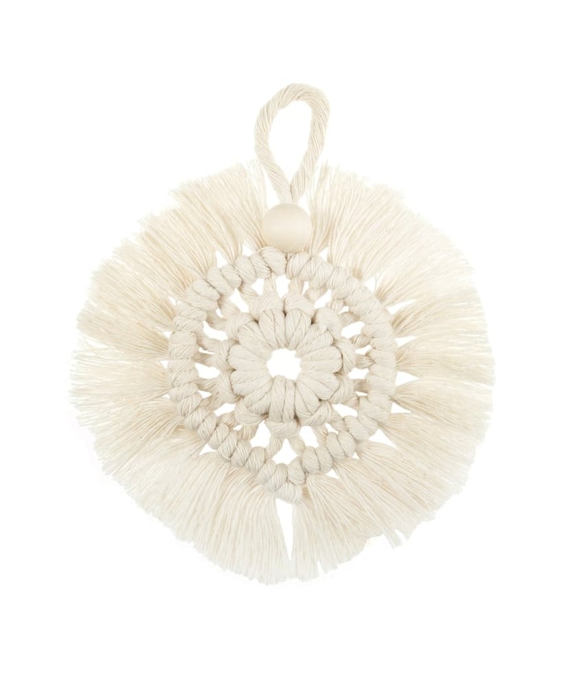 Kit Macramé Couronne Naturelle - 10 x 10 cm - Trimits Naturel- Kits et ...