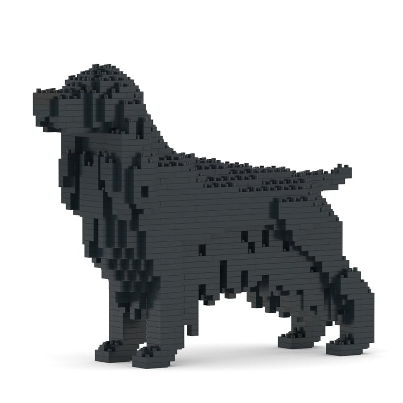 Chien Cocker Anglais noir Taille standard | JEKCA | 14 ans et +- Jeux ...