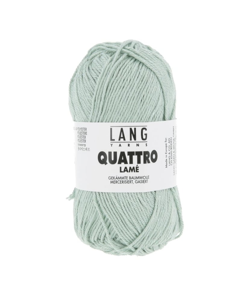 Fil à tricoter de coton QUATTRO LAME - Lang Yarns 93 Vert- Fil à ...