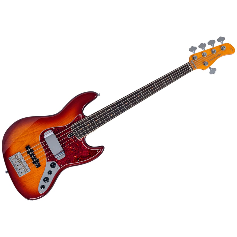 V7 Vintage New Gen 5 Cordes Tobacco Sunburst Marcus Miller- Guitare ...