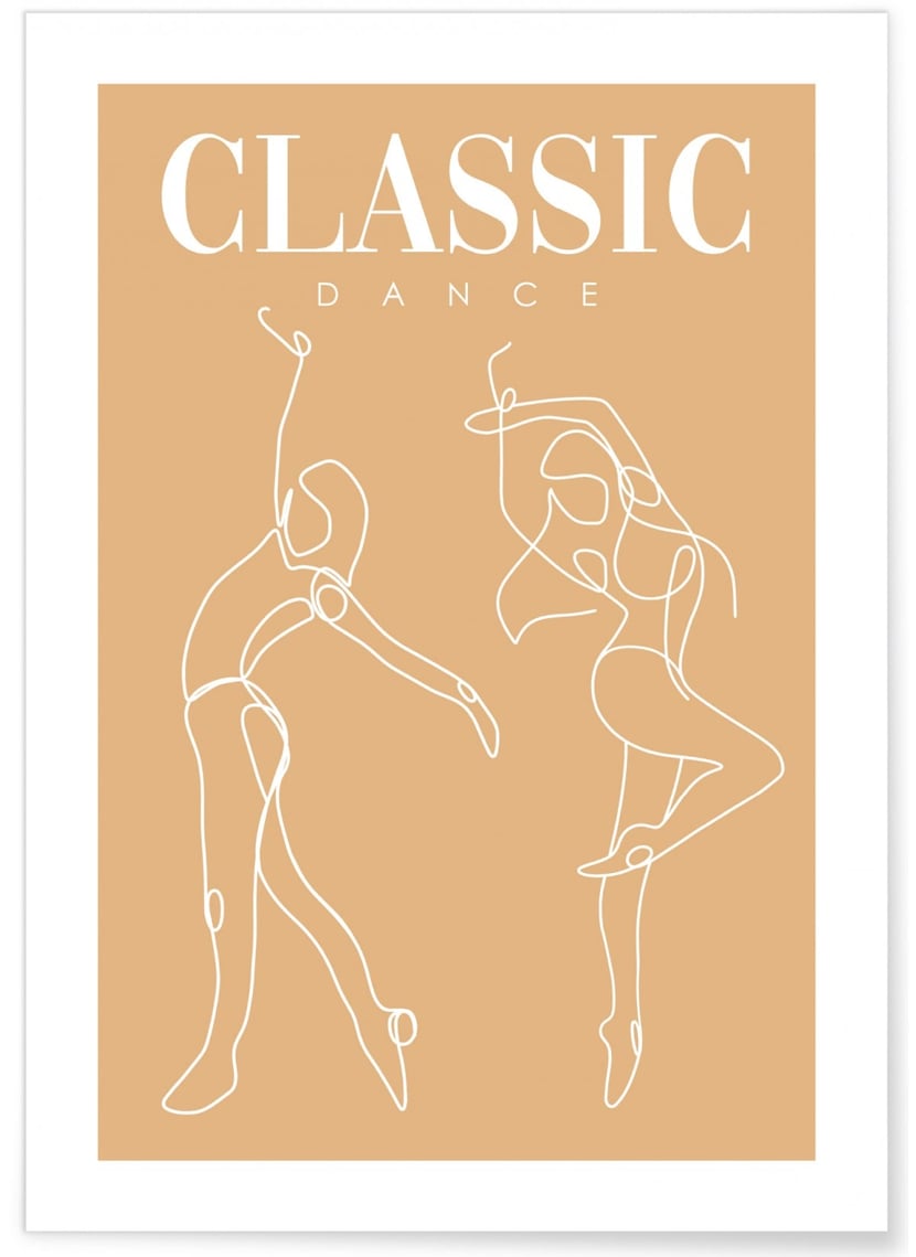Poster Classic dance | A3 : 29,7x42cm- Imagerie Murale - Encadrement ...