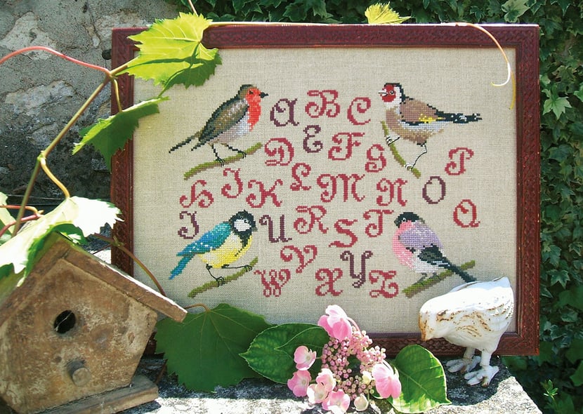 Kit Point Compté Lin Les Oiseaux De Gaspard - Kits Canevas - Broderie ...