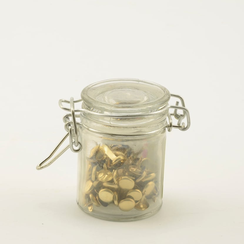 Attaches parisiennes Vaessen Creative - Rondes - Dorées - 25 g | Cultura