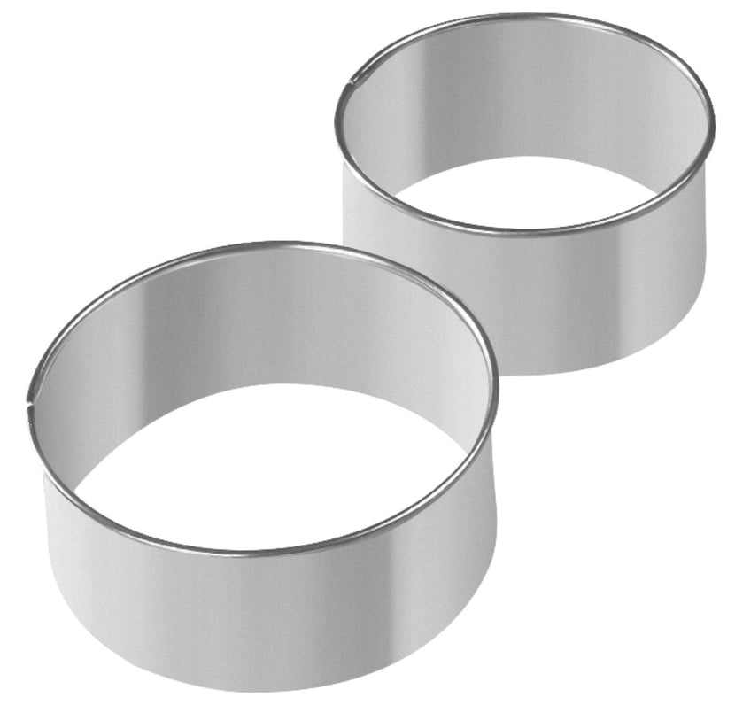 Lot de 2 emporte-pièces ronds pour beignets en inox Zenker Emporte ...
