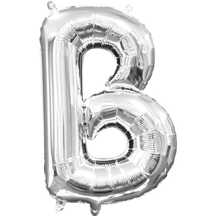 Ballon Lettre B Argent (33 cm) - Ballons - Décorer la maison - Fêtes et ...