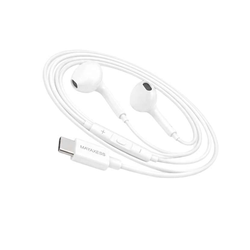Mayaxess Écouteurs Filaires USB-C pour Galaxy S23 Plus avec Micro ...