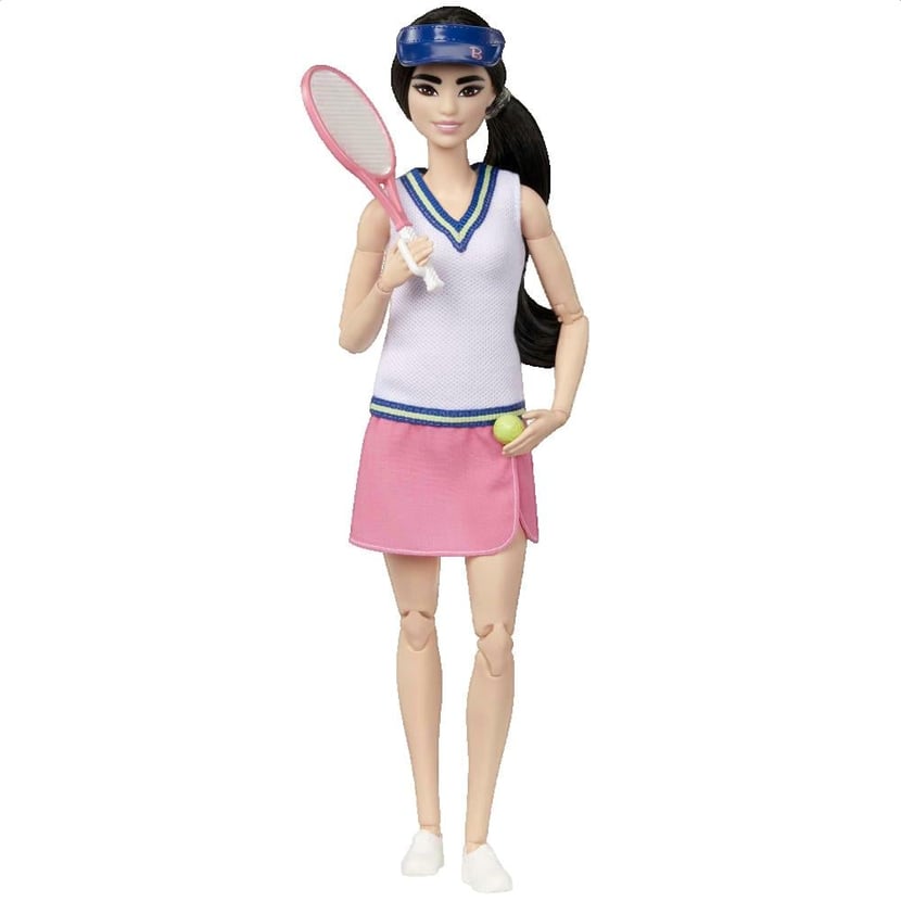 Poupée Barbie Made to Move Tennis Jouet articulé multicolore- Poupée et ...
