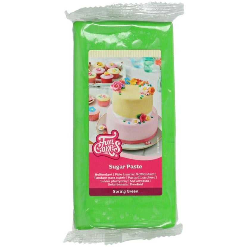 FunCakes Pâte à Sucre Vert - 1kg - Pâte à sucre - Pâtisserie | Cultura