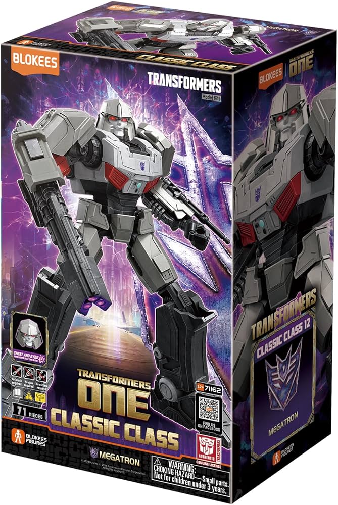 Figurine à assembler Megatron Blokees Classic Class 12 - Transformers ...