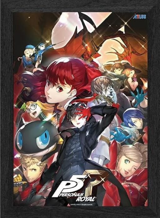 PIXEL FRAMES PLAX PERSONA 5 ROYAL - LENTICULAR FRAME - Imagerie Murale ...
