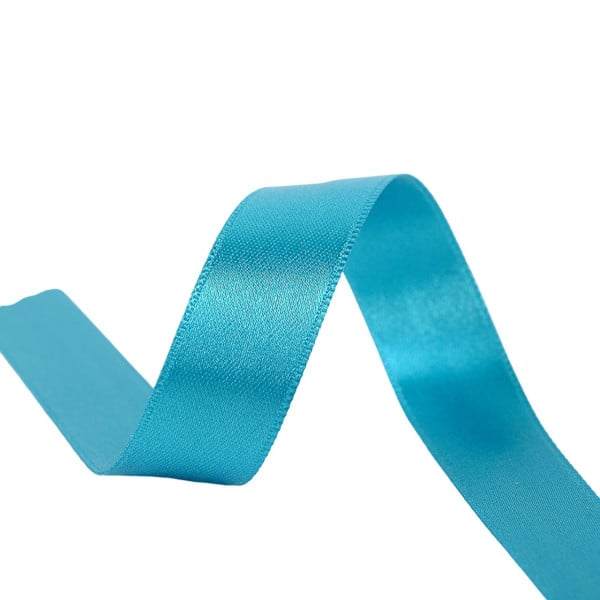 Bobine 40m ruban satin double face fabriqué en France bleu gitane ...