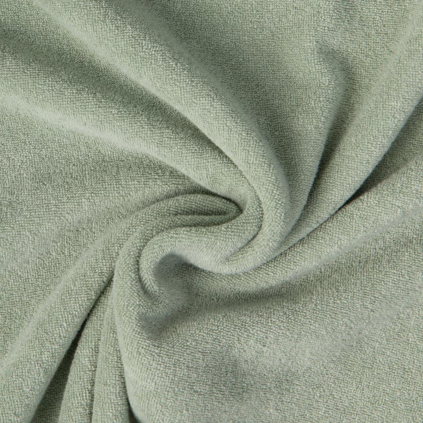 Tissu Jersey Velours Eponge Lua uni Vert amande- Tissus à la coupe ...