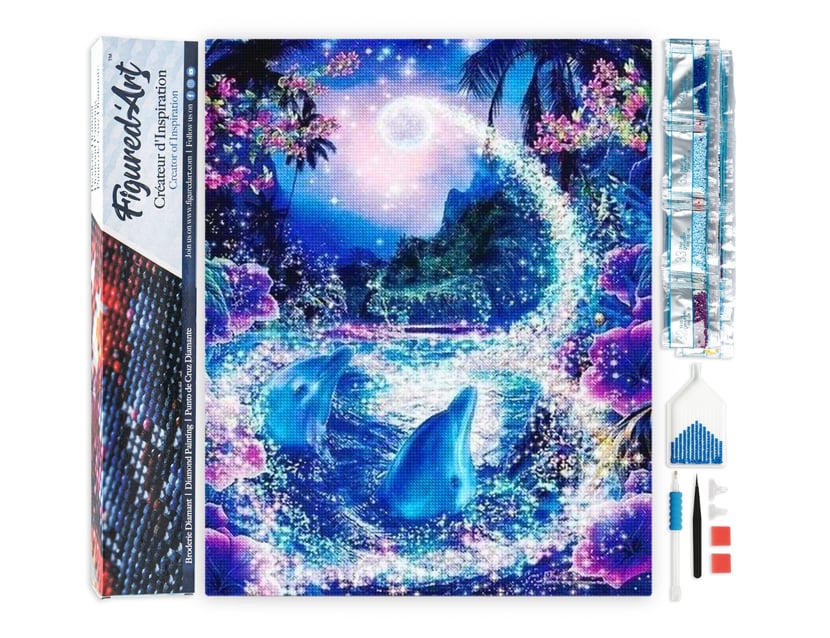 Diamond Painting Broderie Diamant Figured’Art 40x50cm toile entière ...