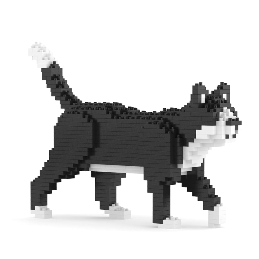Mini Chat Tuxedo noir Taille standard | JEKCA | 14 ans et +- Jeux de ...