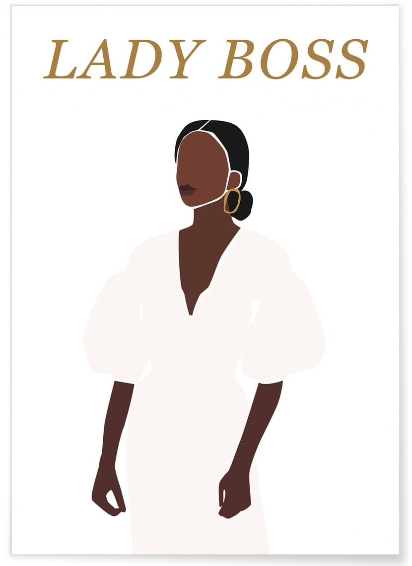 Affiche Lady Boss 3 | A3 : 29,7x42cm- Imagerie Murale - Encadrement ...
