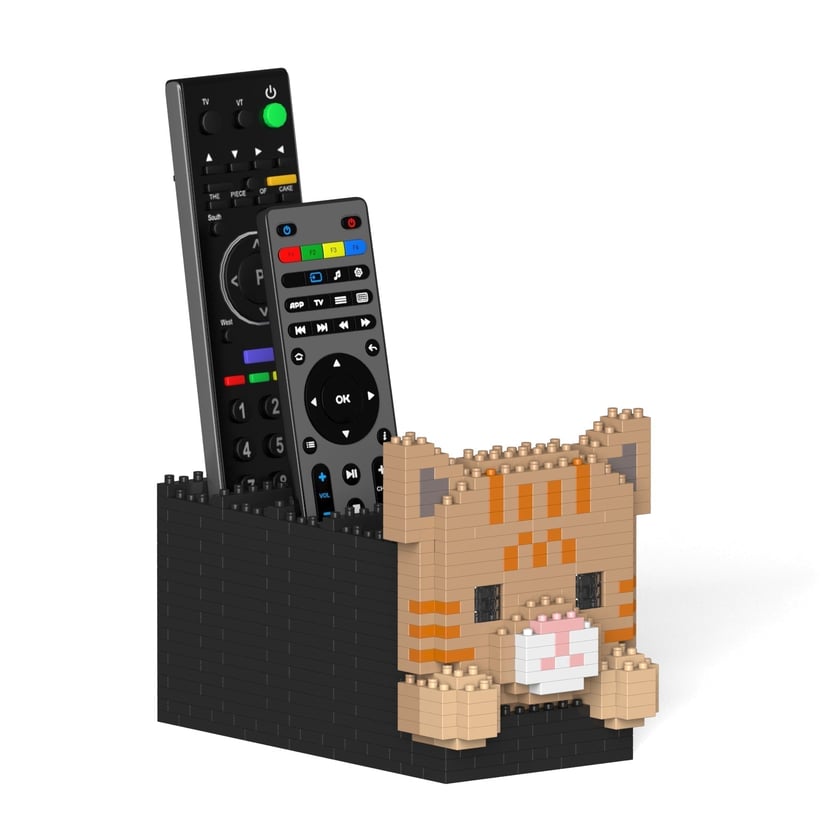 Pot à Télécommande Chat Tigré roux | JEKCA | 14 ans et +- Jeux de ...