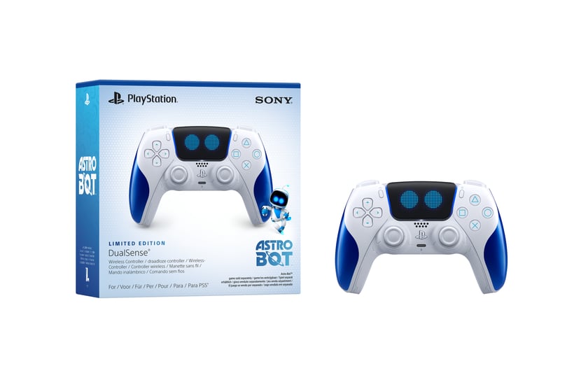 Manette PlayStation 5 sans-fil DualSense - Astro Bot - Blanche ...