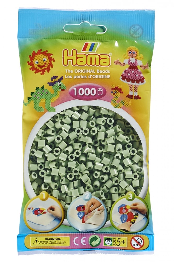 Sachet de perles Hama - 5 mm - eucalyptus - 1000 perles | Cultura