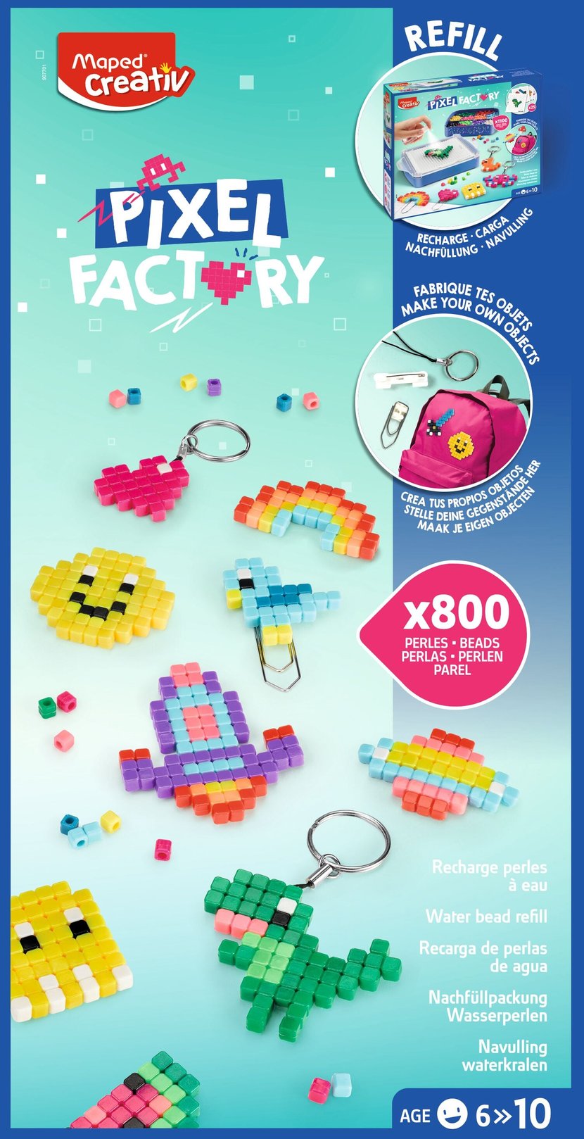 Recharge Pixel Factory - Maped Creativ - Coffrets Créatifs pour enfant ...