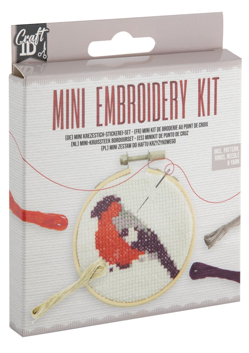 Mini kit de broderie Craft id - Oiseau- Kits Broderie - Broderie | Cultura