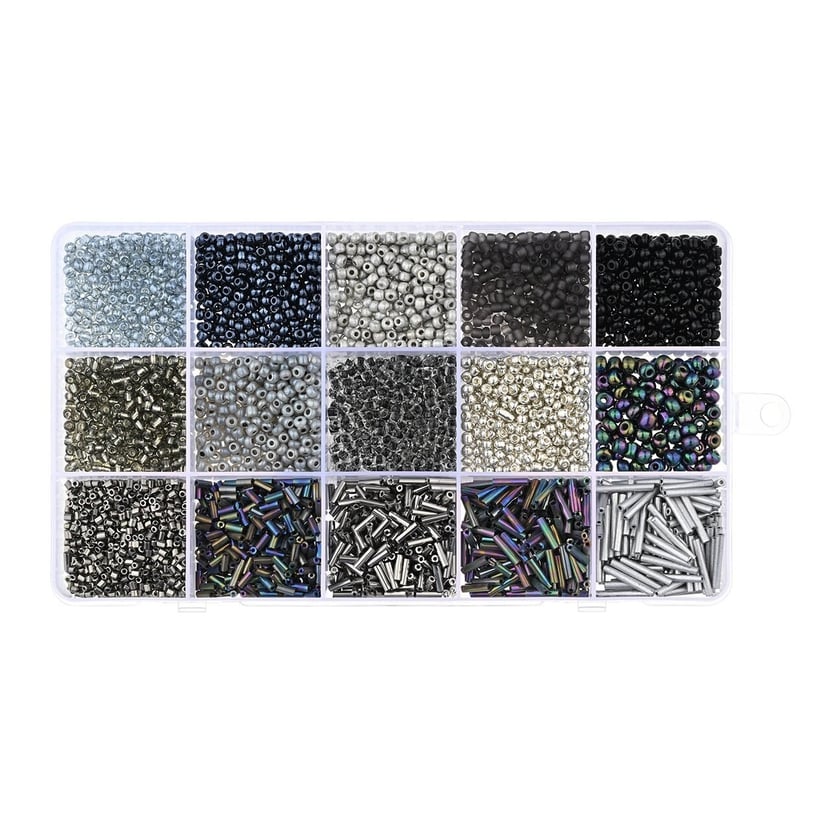 Boîte perles rocaille tube - Créalia- L'Univers de la Perle | Cultura