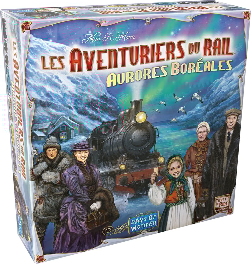Les Aventuriers du Rail - Aurores Boréales- Jeux de stratégie expert ...