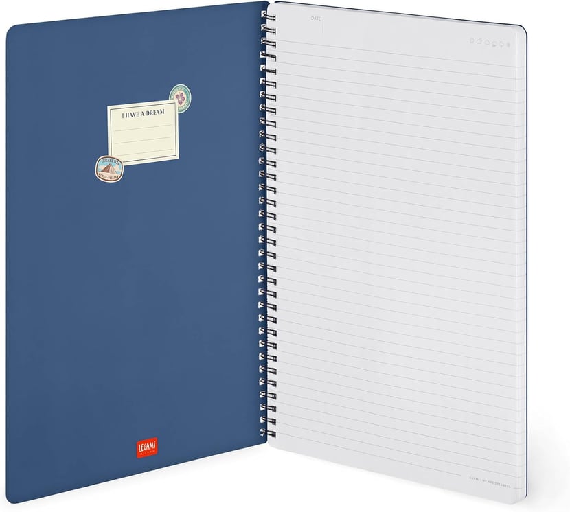 Carnet Legami - Multicolore – A4 21 x 29,7 cm – Life is a journey - 160 ...