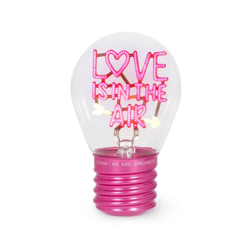 Lampe Décorative de Table en Forme d’Ampoule Legami - Love is in the ...