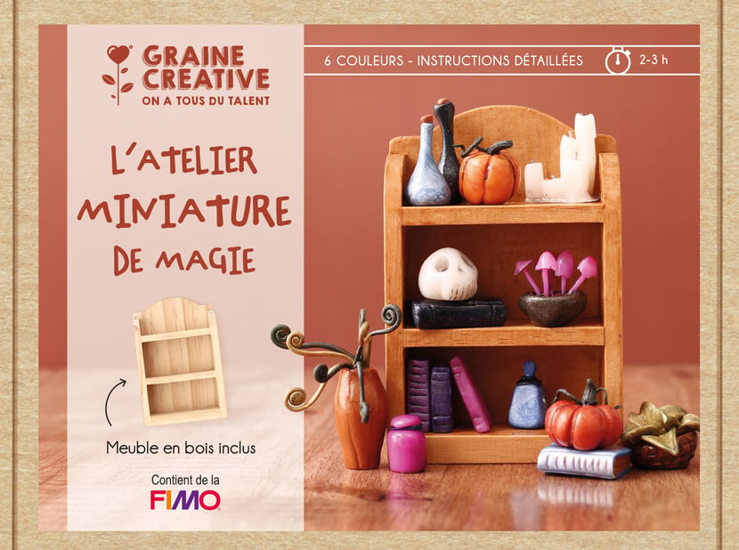 Coffret Fimo Graine Creative - L'atelier miniature de magie- Matières à ...