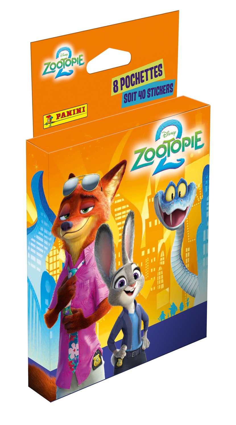 Zootopie 2 blister 8 pochettes - Panini- Jeux de récré | Cultura