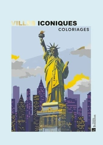 Villes iconiques - Coloriage adultes- Livre coloriage | Cultura
