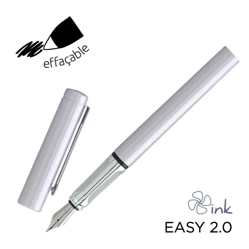 Stylo plume Ink - Plumink Plastique Easy 2.0 - Pointe moyenne - Modèles ...