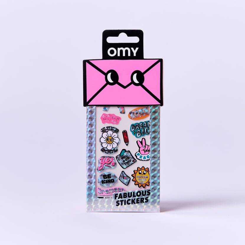 Stickers Omy - Faboulous stickers Iconic - Messages- Collage décoratif ...