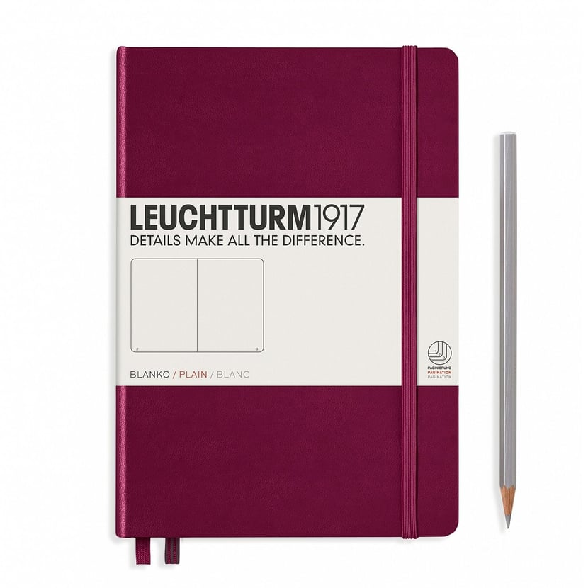 Carnet de notes Leuchtturm1917 A5 couverture rigide - pages blanches ...