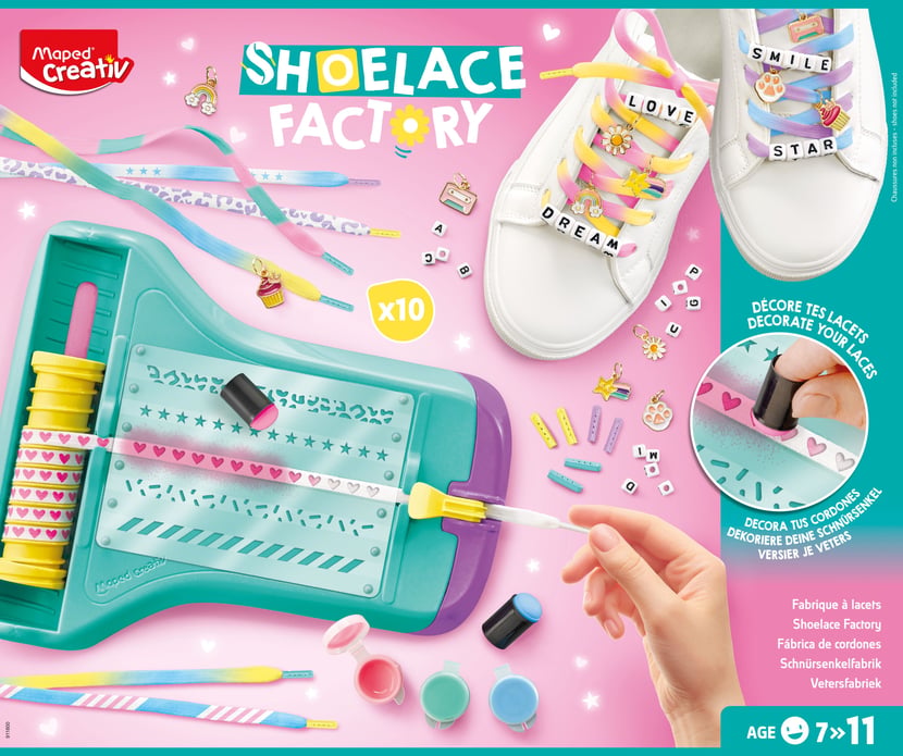Shoelace Factory - Maped Creativ- Coffrets Créatifs pour enfant | Cultura