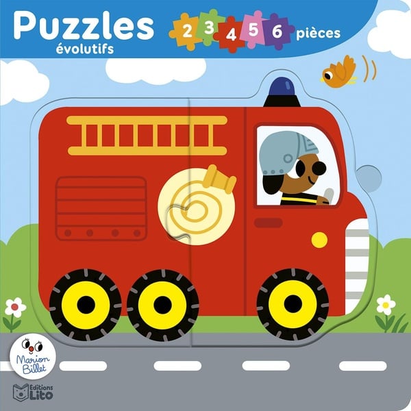 Cartonne puzzles les engins | Cultura