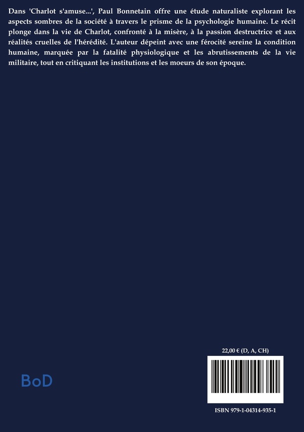 Charlot s'amuse... - les explorations naturalistes des aspects sombres ...