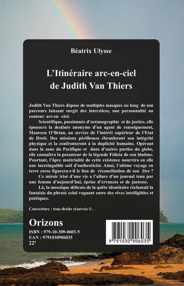 L'itineraire arc-en-ciel de judith van thiers | Cultura