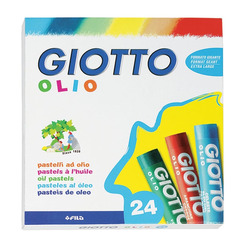 24 pastels à l'huile GIOTTO | Cultura