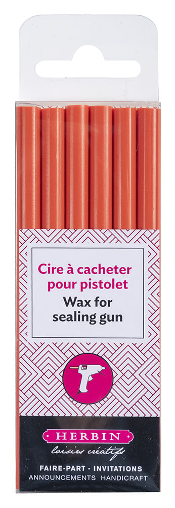 Blister 6 bâtons de cire et pistolet citrouille - Tampon et encres ...