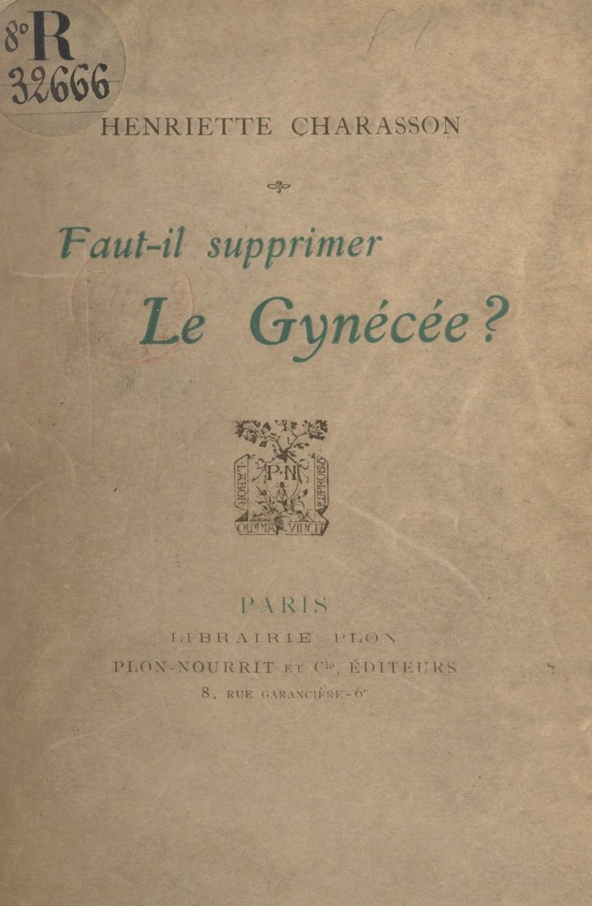 Faut-il supprimer le gynécée ? - Ebook littérature | Cultura