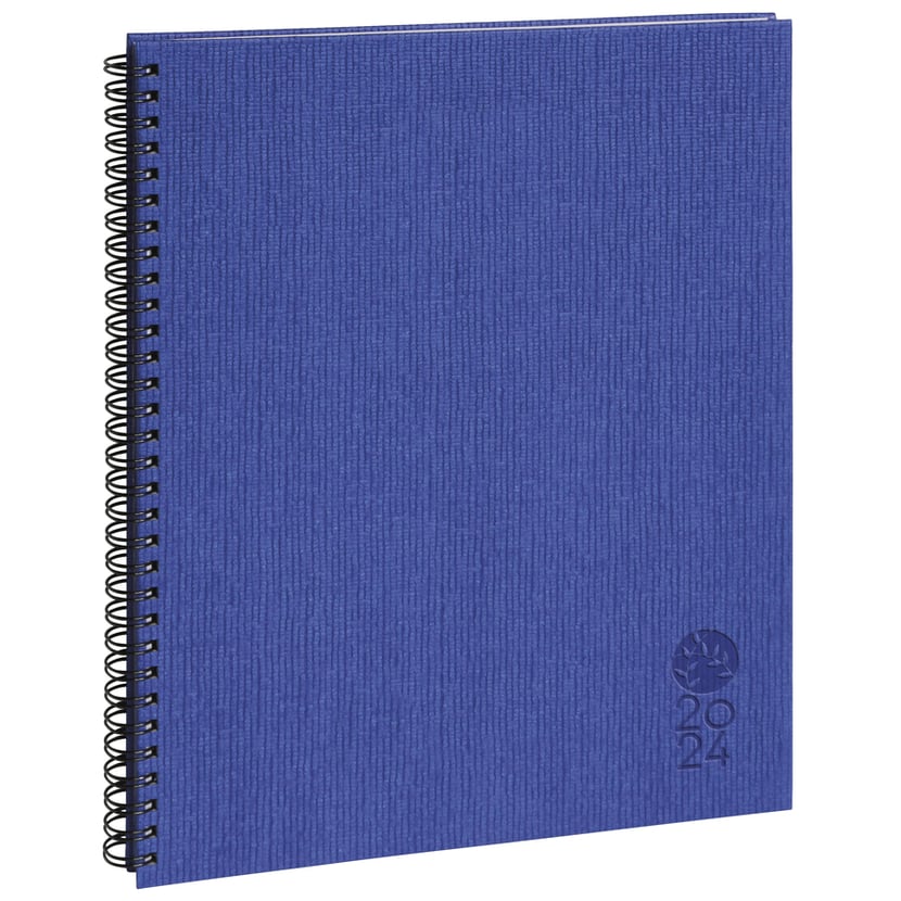 Agenda civil semainier 2024 Exacompta - Bleu - 27 x 22,4 cm - Eurotime ...