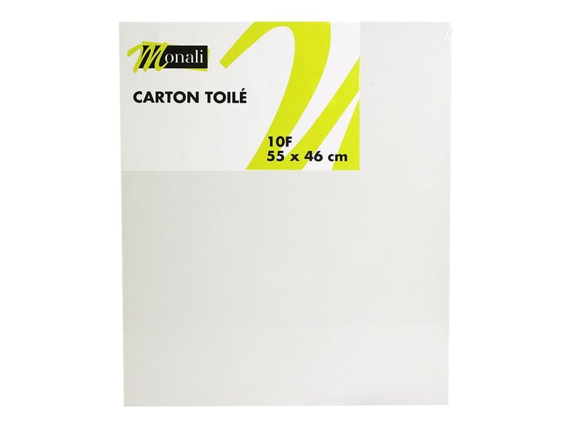 Carton toilé 10F - 55x46cm - Monali - Cartons toilés - Toiles | Cultura