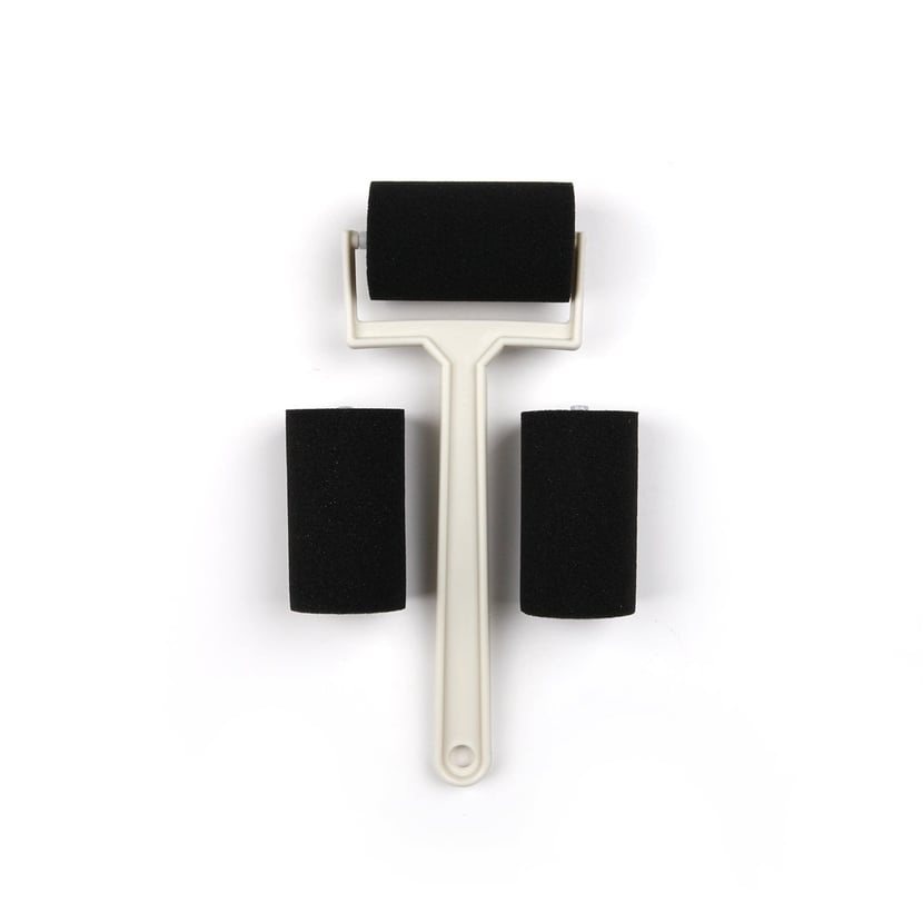 Rouleau en mousse 6 cm + 2 recharges - Créalia - Pinceaux de Décoration ...