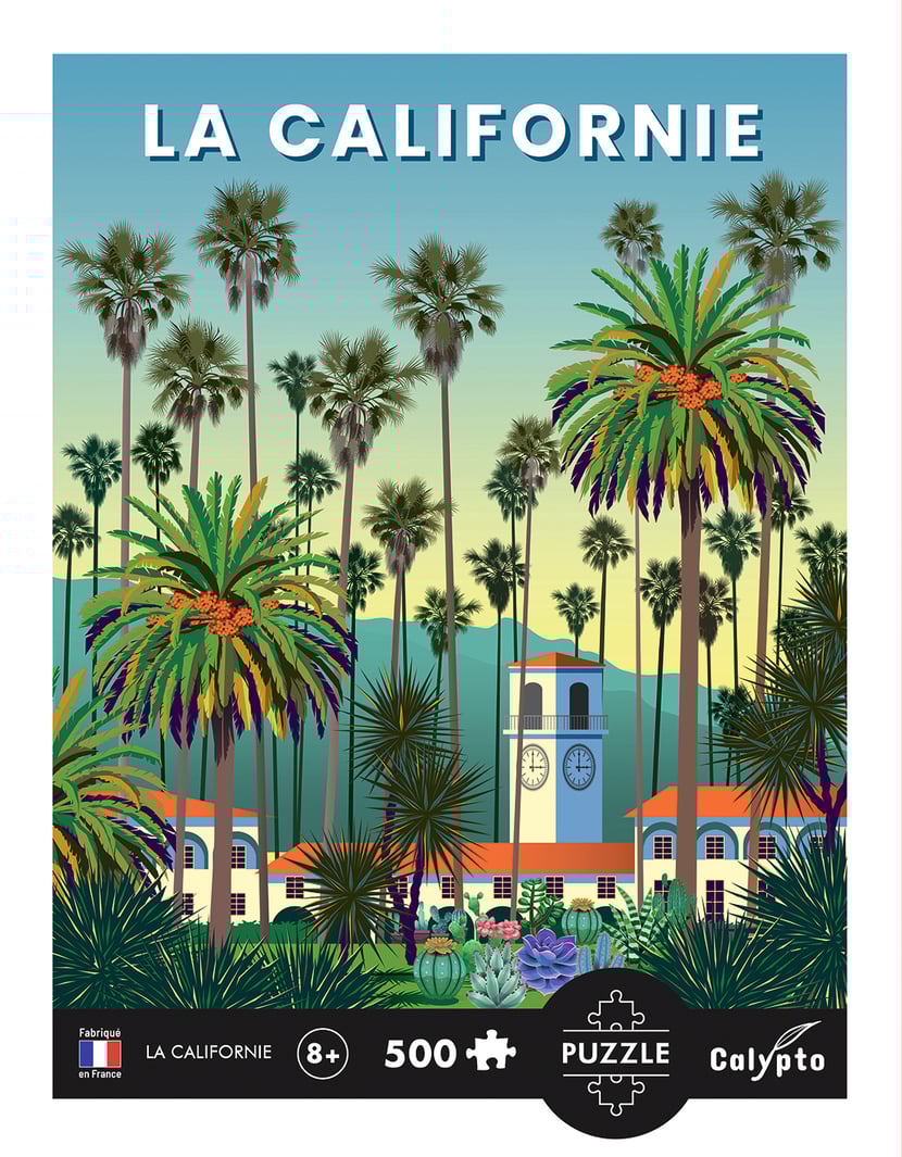 Puzzle 500 pièces - La Californie - Calypto | Cultura