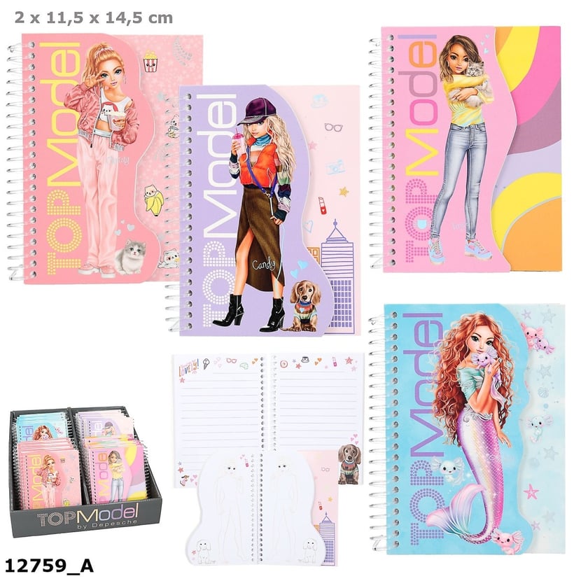 Carnet formes - Top Model - Modèles aléatoires - Vendu à l'unité | Cultura