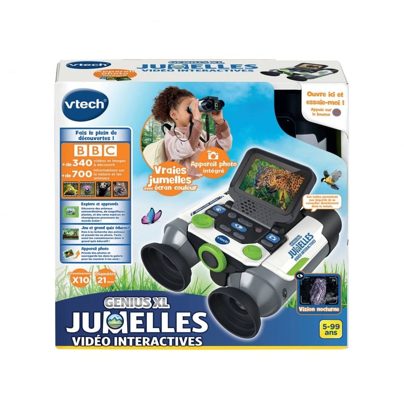 Genius XL Jumelles vidéo interactives - Vtech - Jeux d'éveil | Cultura