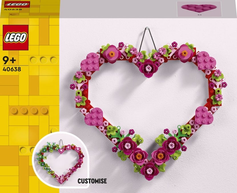 LEGO® 40638 - Décoration en forme de coeur - LEGO® Iconic - Jeux de ...