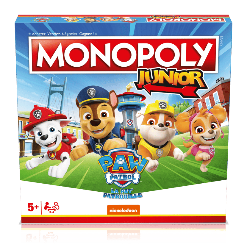 Monopoly Junior La Pat'Patrouille - Jeux de société enfant | Cultura