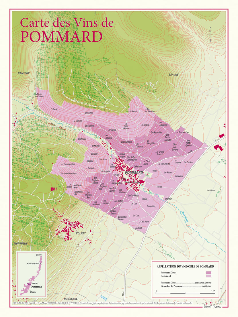 Carte des vins de Pommard - Livres Boisson - Vin - Spiritueux | Cultura